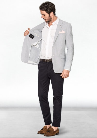 10 Elegant Grey Blazer & Black Pants Outfits for Men - ATG