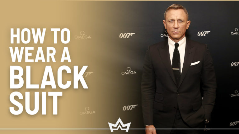 Black Suit Color Combinations with Shirt and Tie