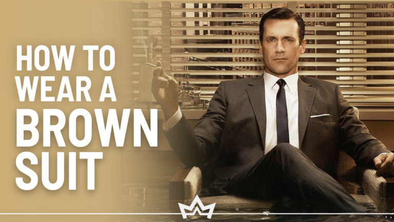 Brown Suit Color Combinations with Shirt & Tie