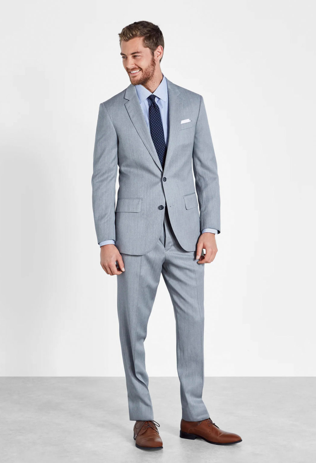 Light Grey Suit Color Combinations with Shirt and Tie