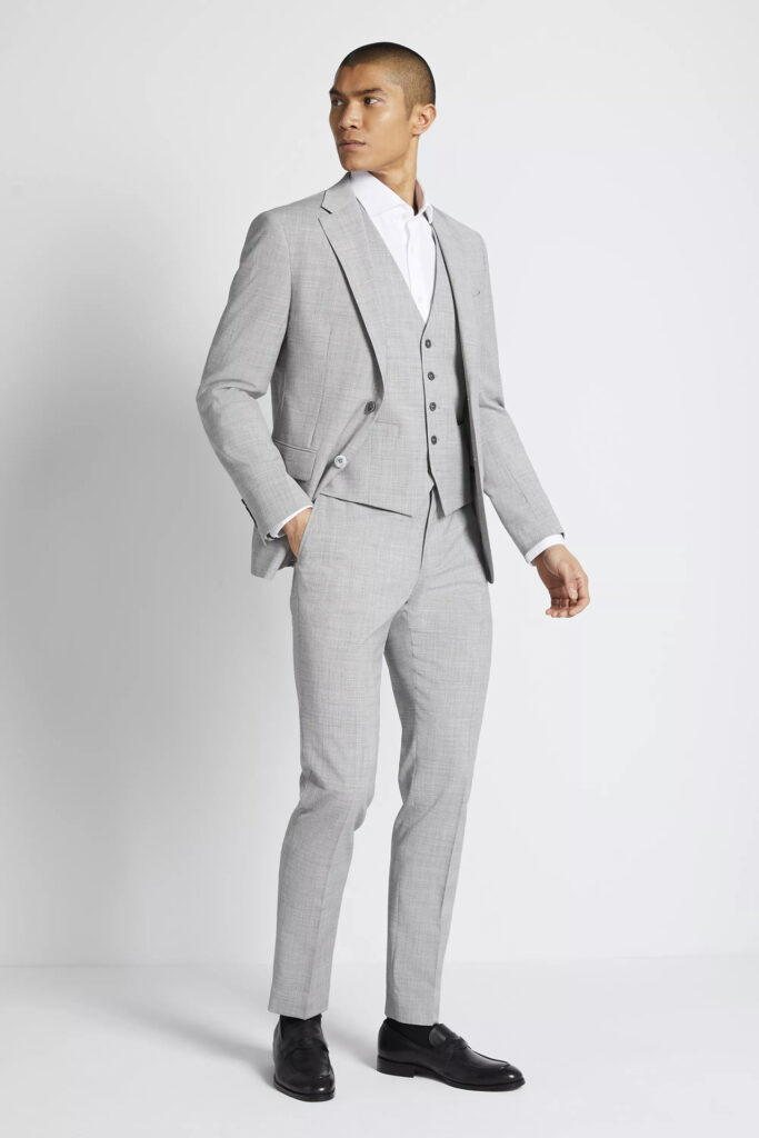 Light Grey Suit Color Combinations with Shirt and Tie