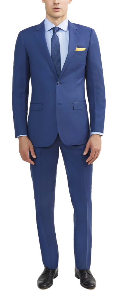 NYC Tuxedos Wool Blue Suit - ATG
