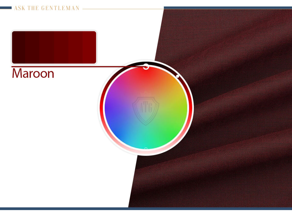 Maroon Suit Color Combinations with Shirt and Tie